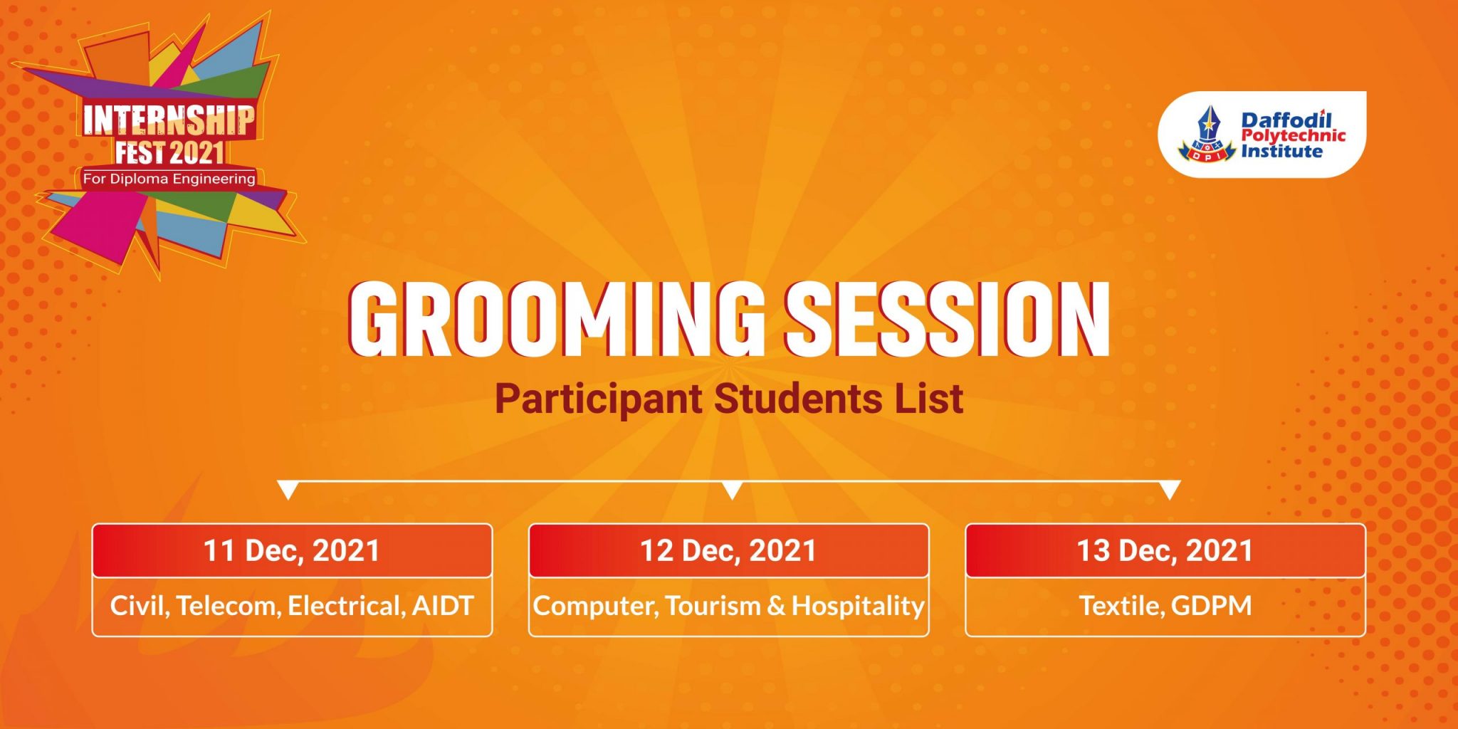 Grooming Session - DPI - Daffodil Polytechnic Institute